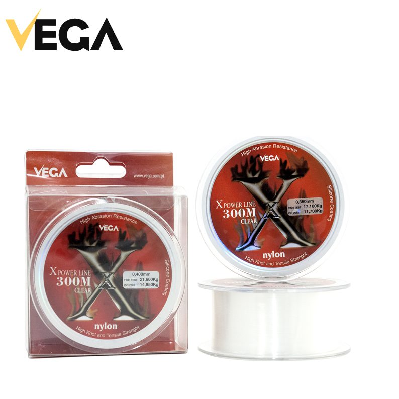 300mt Vega X-Power Line Clear - Pesca Barrento