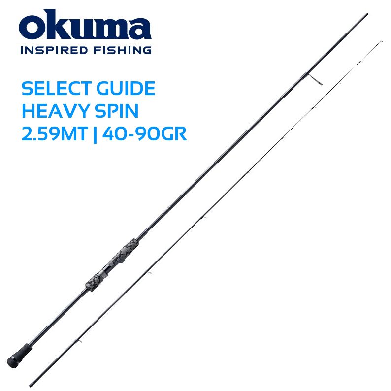 Cana Okuma Guide Select Heavy Spin XH 2.59mt 40-90gr - Pesca Barrento
