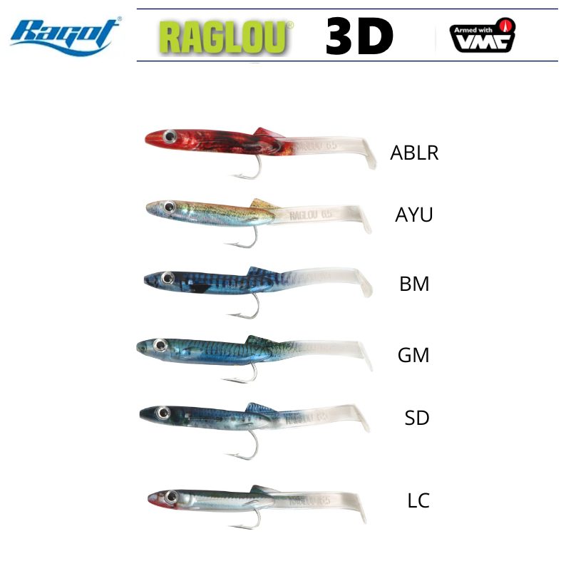 Ragot Raglou 3D 105mm - Pesca Barrento