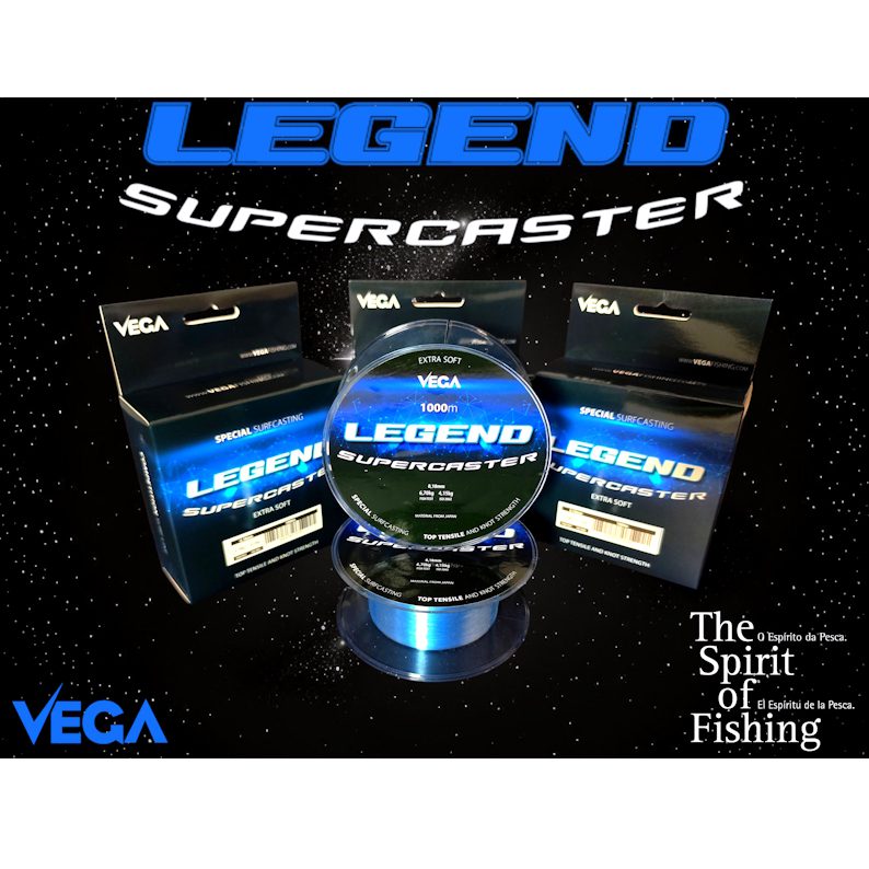 1000mt Vega Legend Supercaster - Pesca Barrento